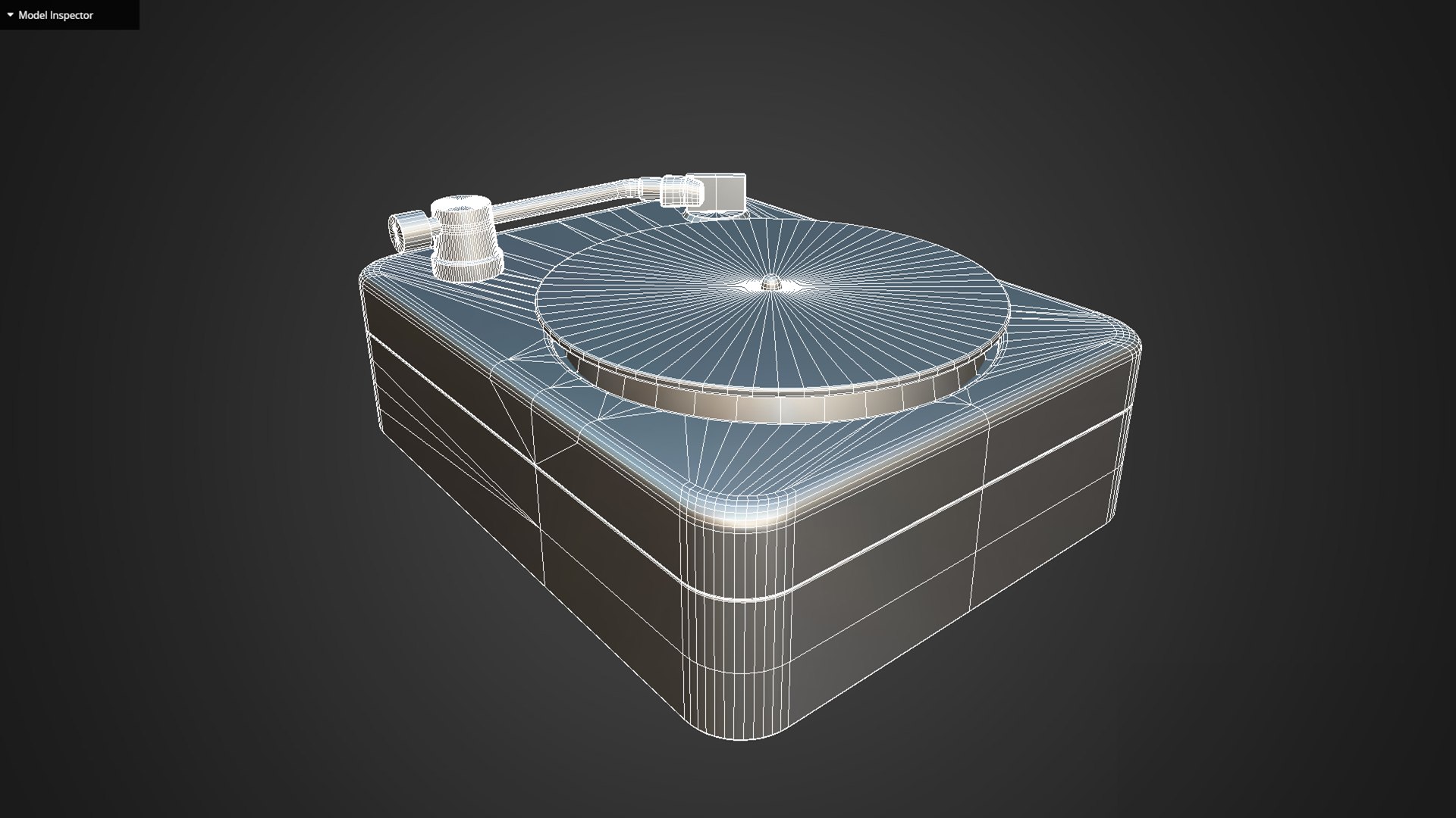 Game Ready Mini Record Player Model - TurboSquid 2082755