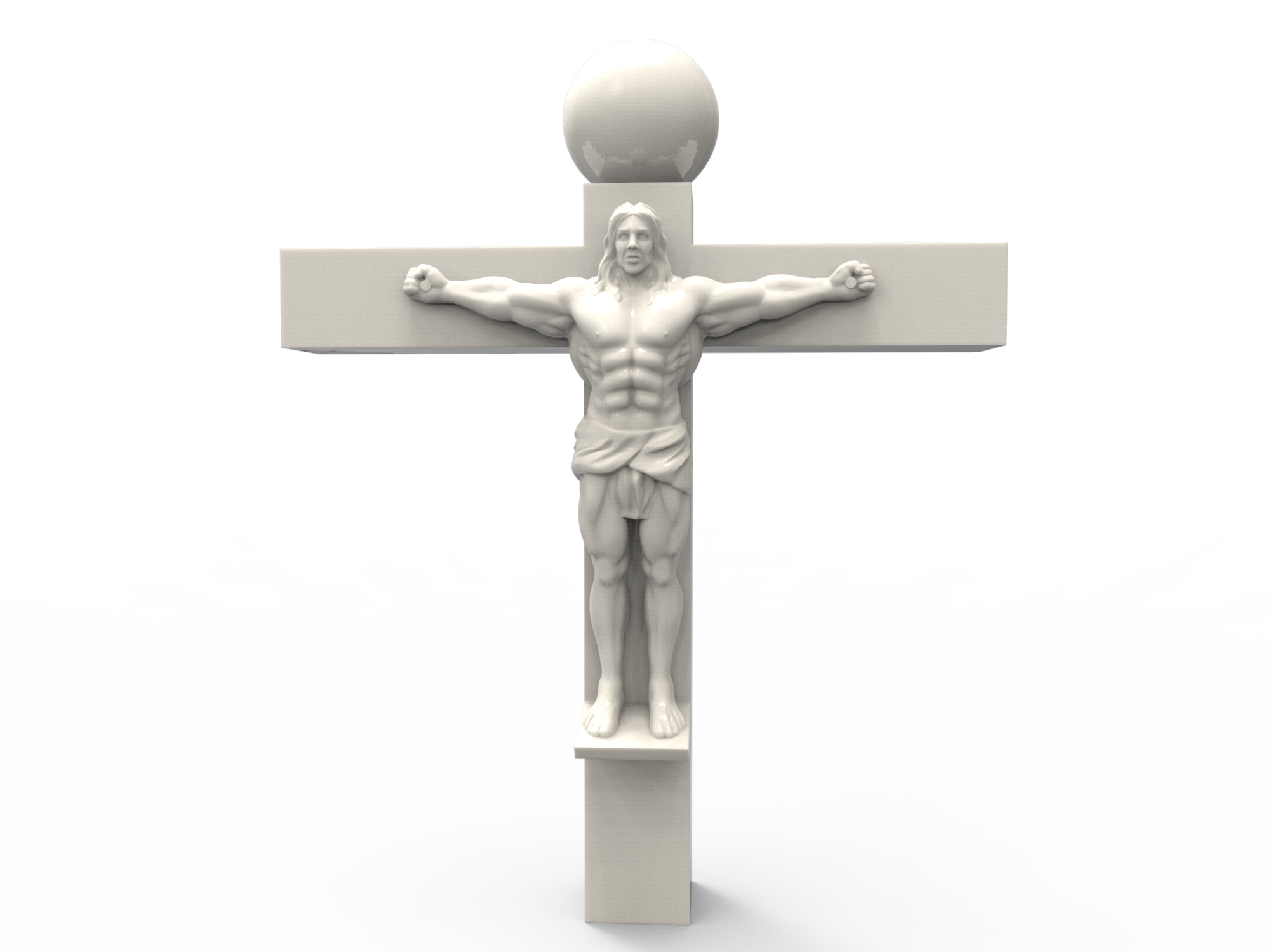 modelo 3d Estatua de Jesús coreano - TurboSquid 1609447