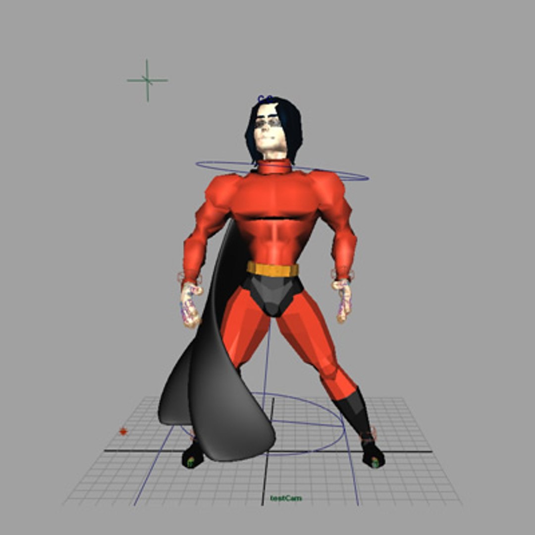 3d Model Hero Character