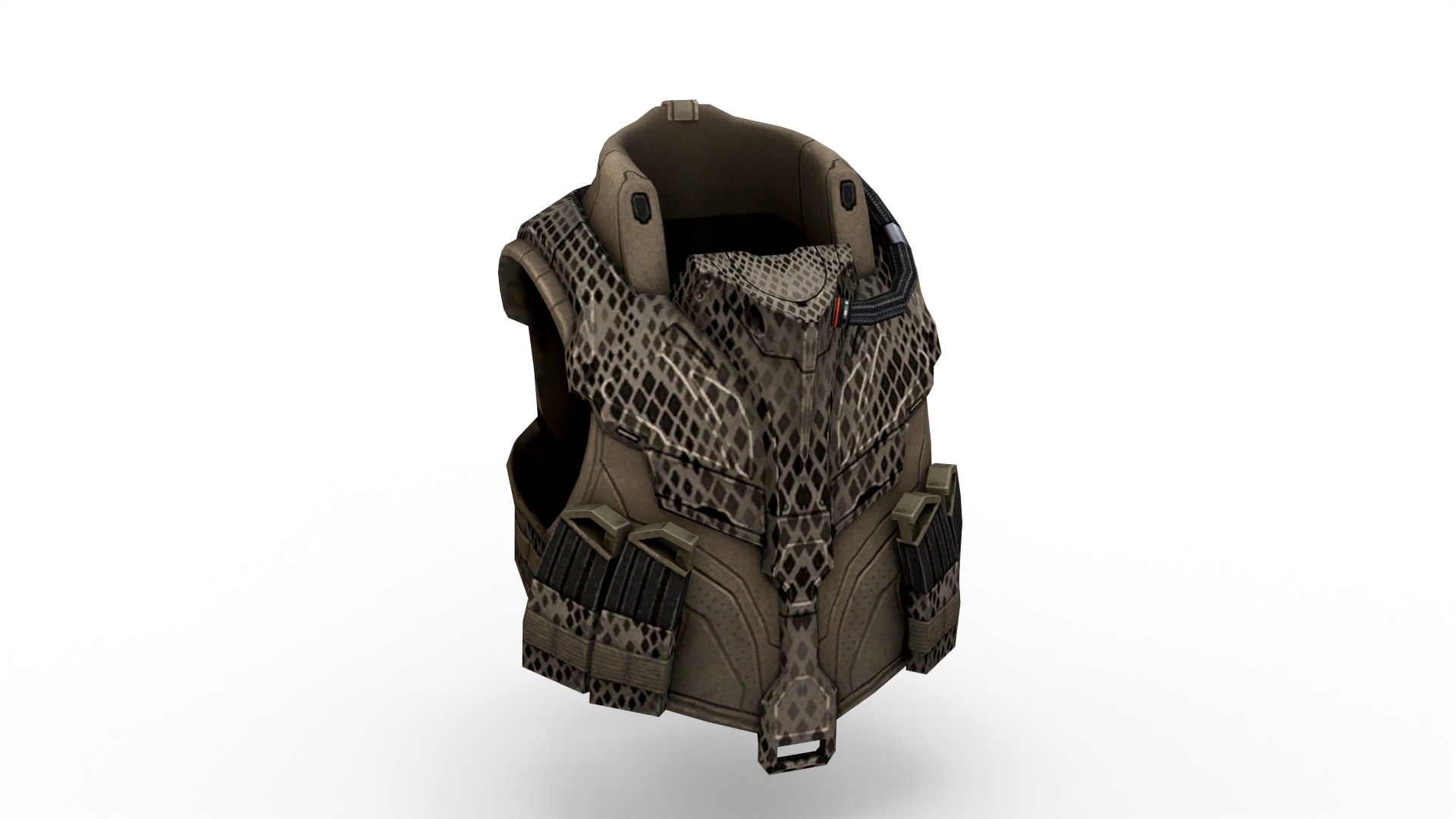 Combat Vest 3D Model 3D - TurboSquid 2217568