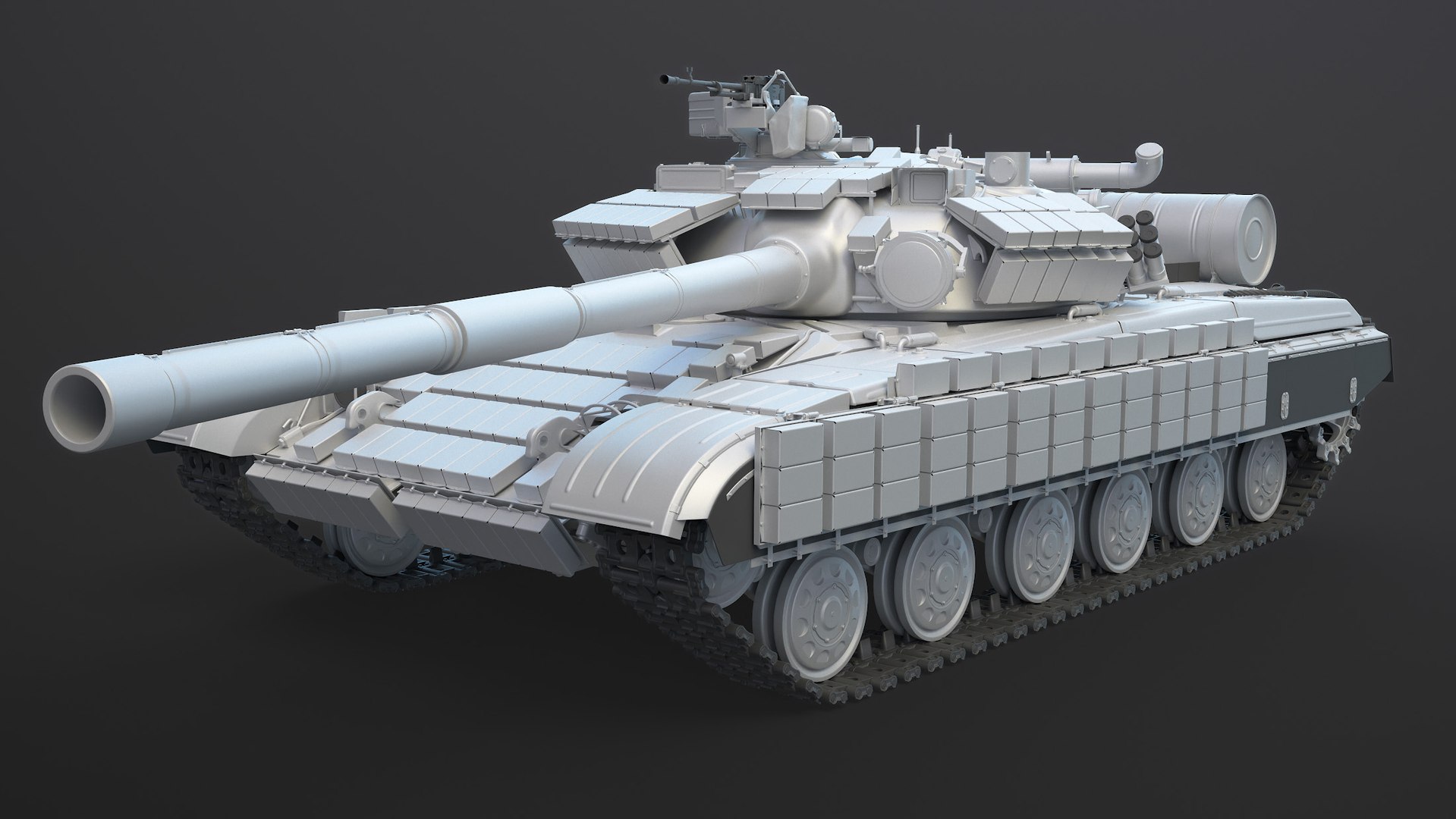 Tank T-64BV High-Poly 3D - TurboSquid 1799369