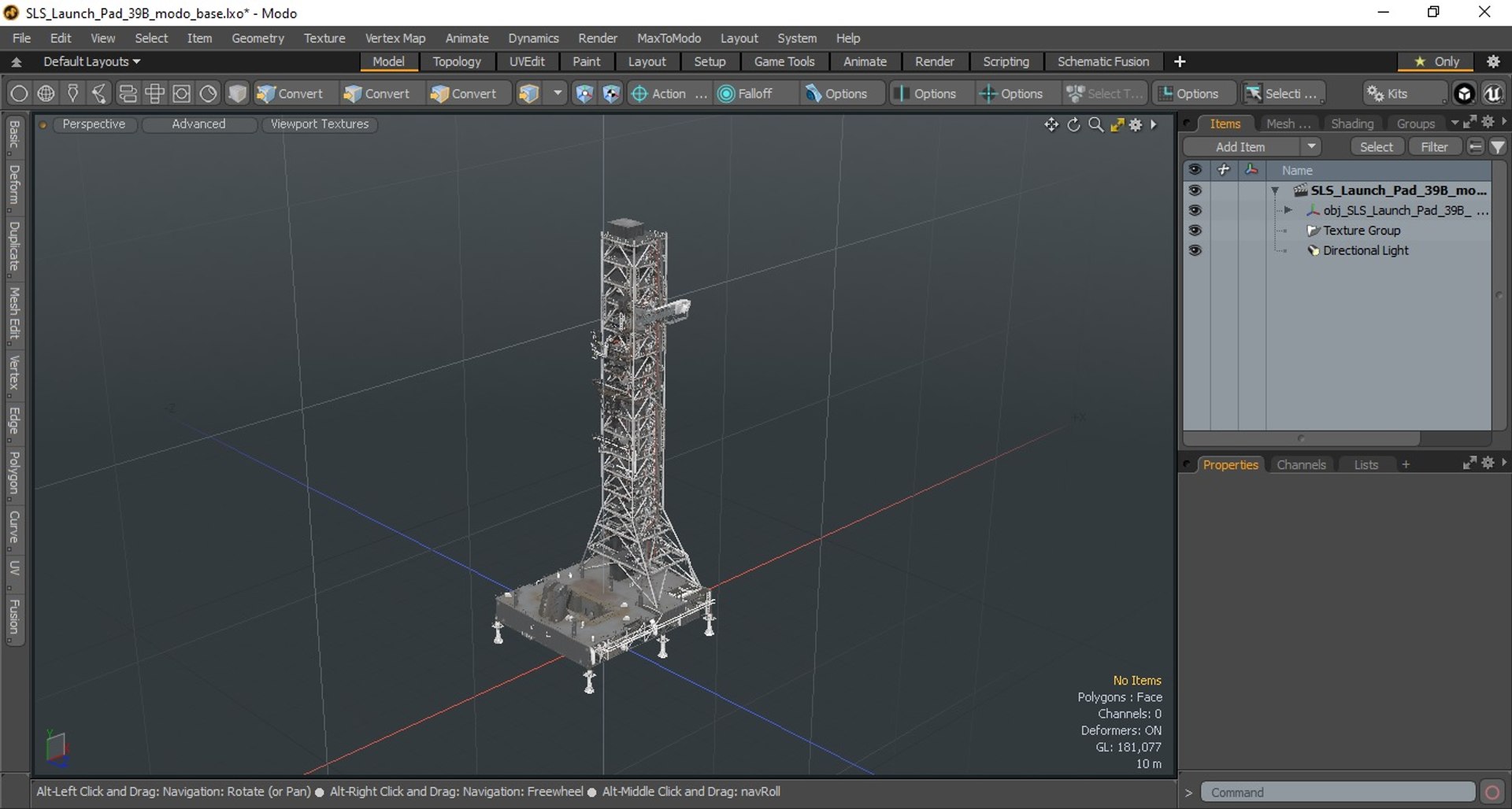 SLS Launch Pad 39B 3D Model - TurboSquid 2311902