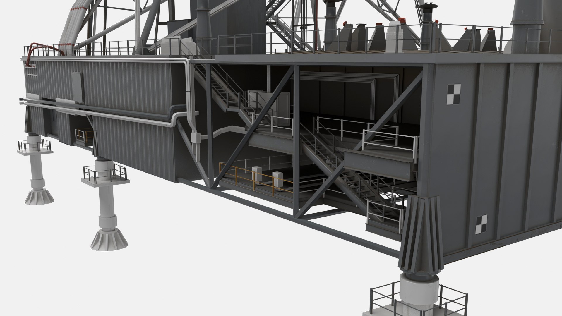 SLS Launch Pad 39B 3D Model - TurboSquid 2311902