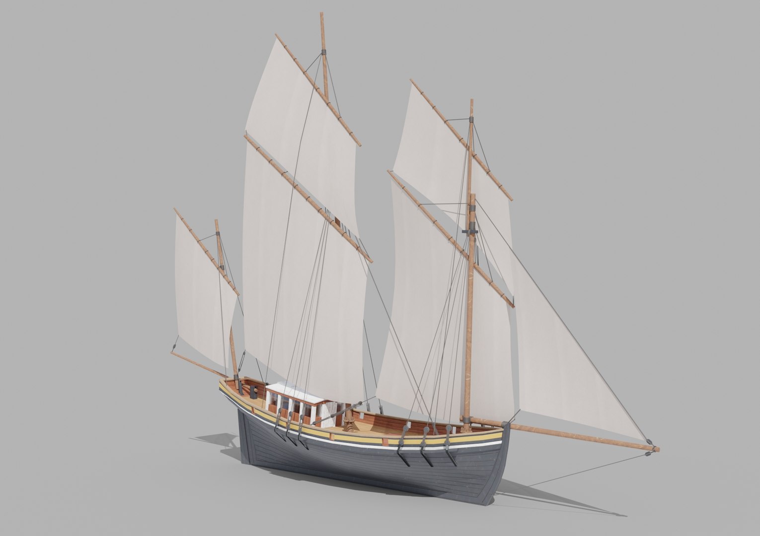 3D Sail Yacht - TurboSquid 1788853
