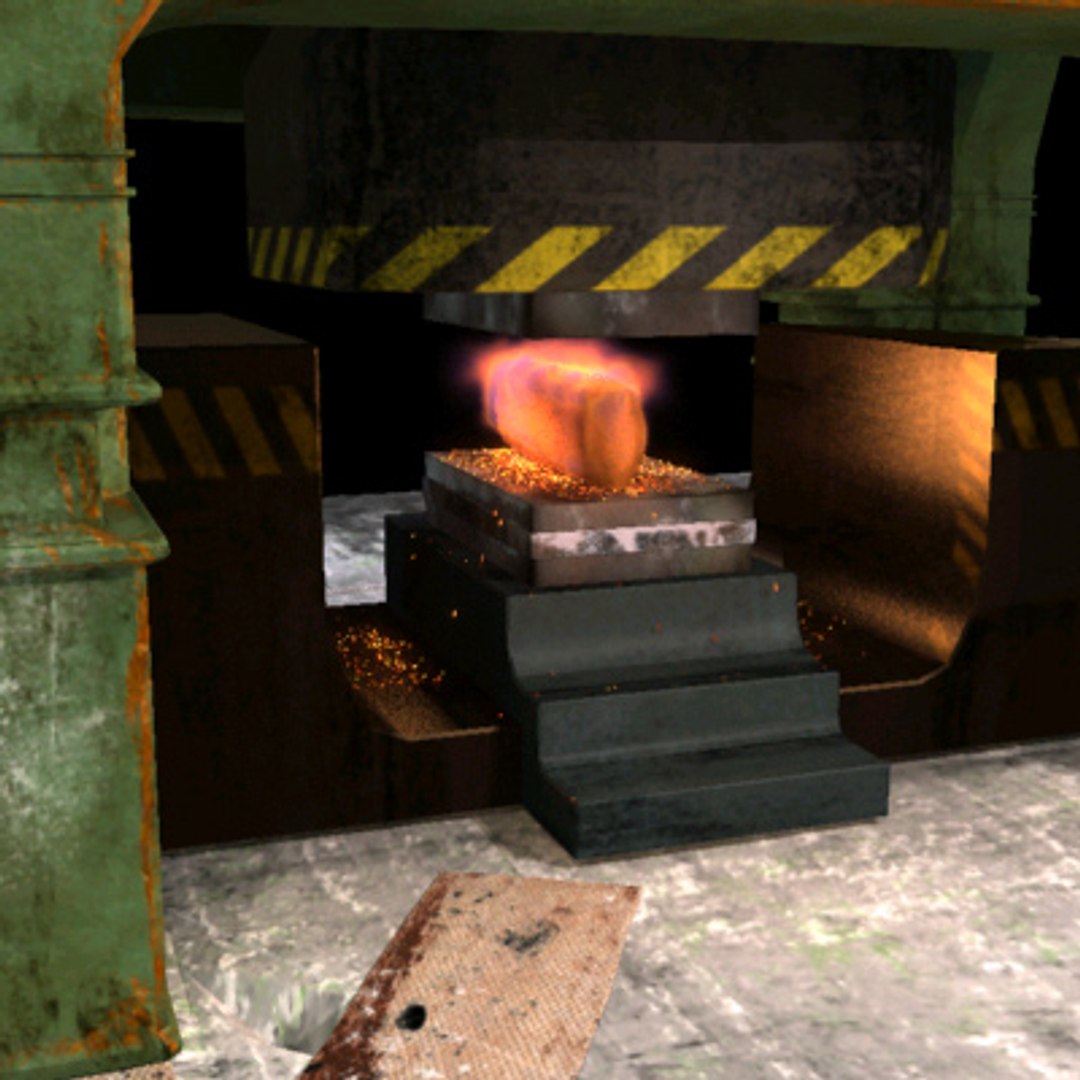 3d Model Drop Hammer Factories