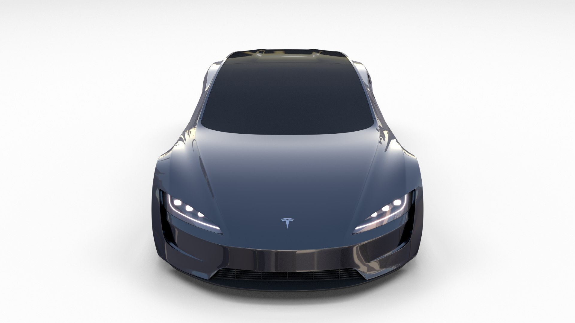 3D Tesla Roadster Model - TurboSquid 1331433