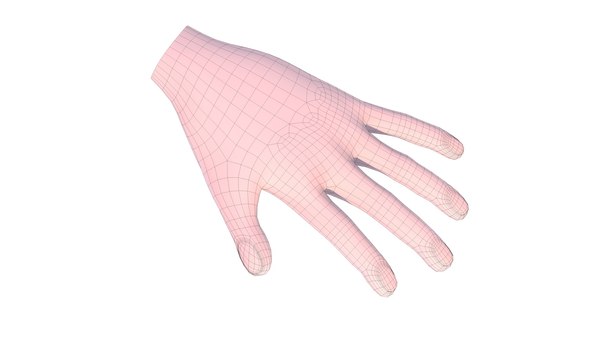 Hand 3D Base Mesh Low-poly model - TurboSquid 1789094