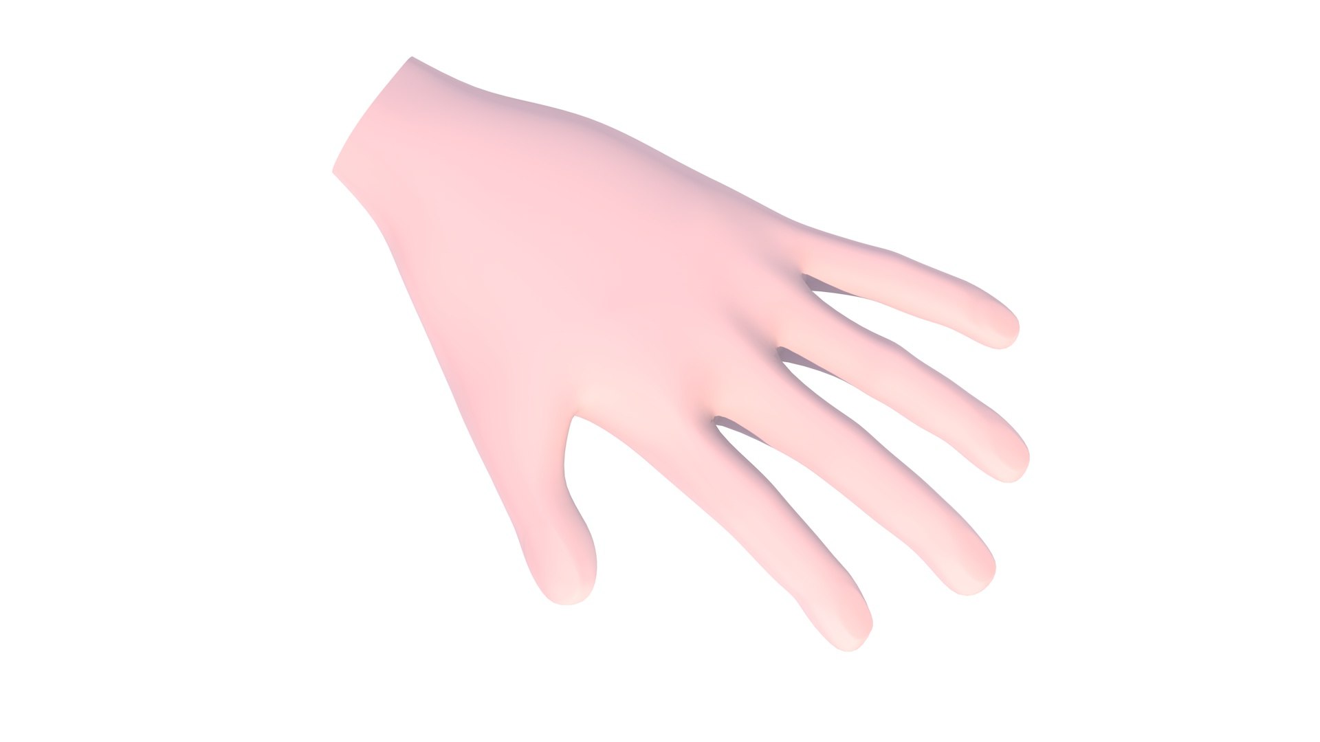 Hand 3D Base Mesh Low-poly Model - TurboSquid 1789094