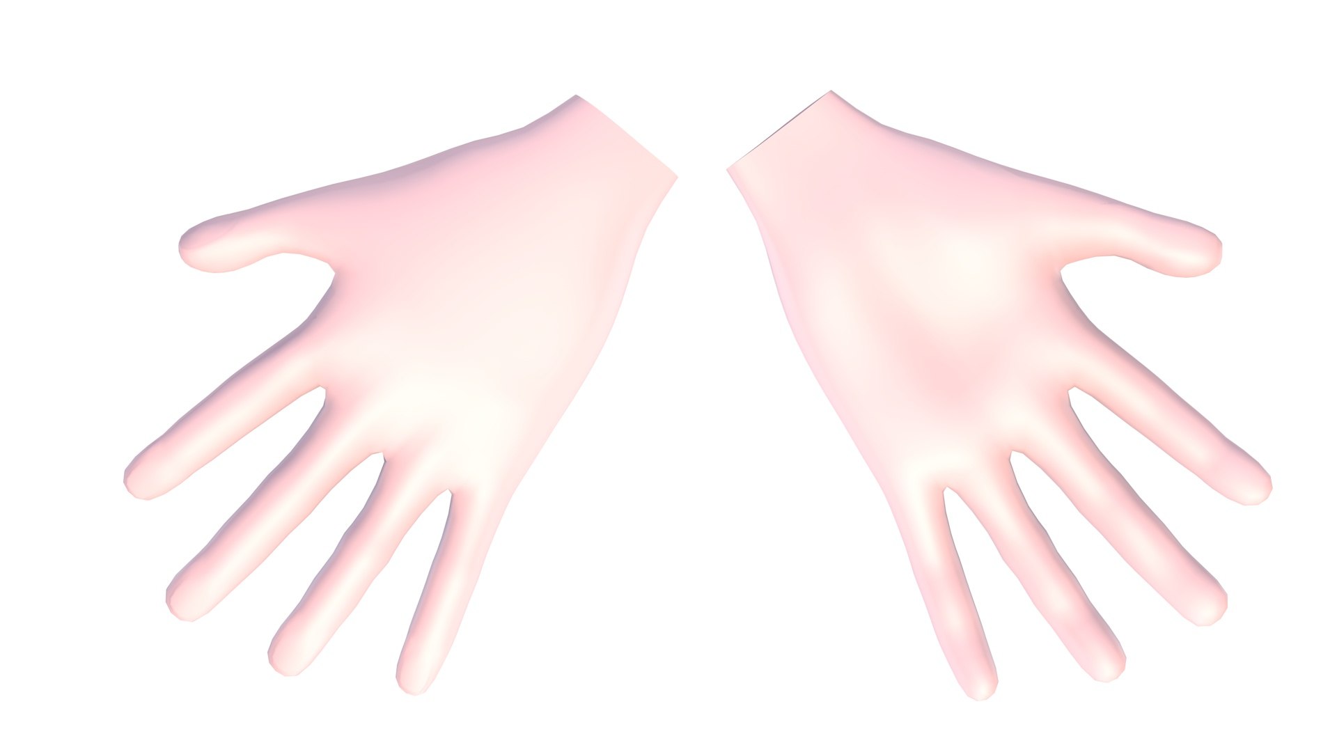 Hand 3D Base Mesh Low-poly Model - TurboSquid 1789094