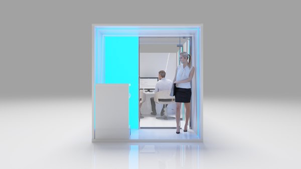 3D Modern Small Stand - TurboSquid 1736154