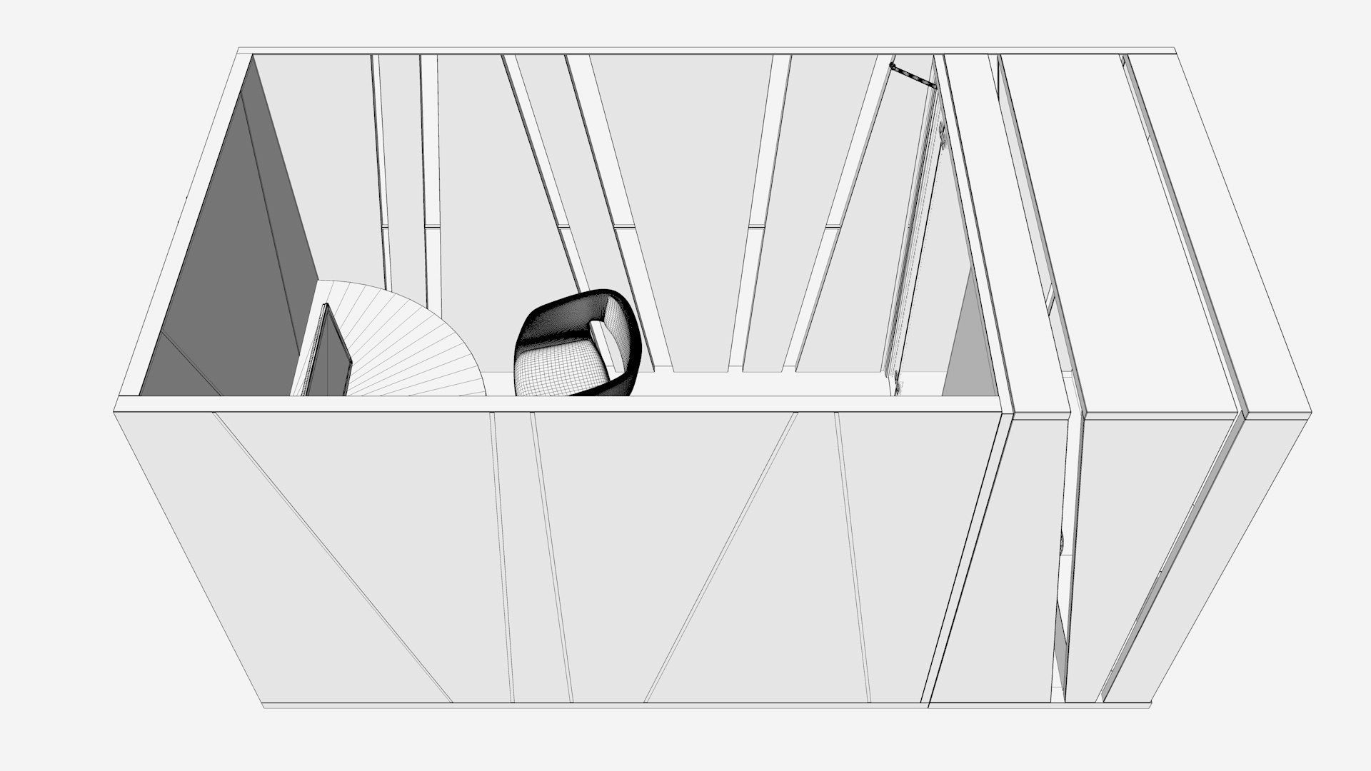 3D Modern Small Stand - TurboSquid 1736154