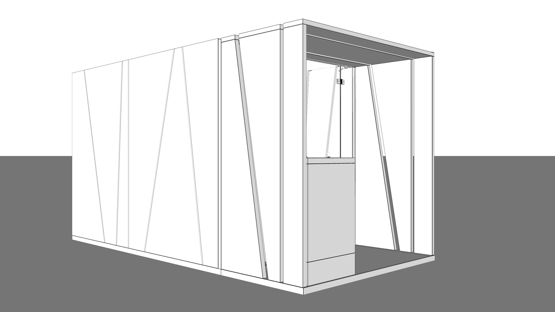 3D Modern Small Stand - TurboSquid 1736154