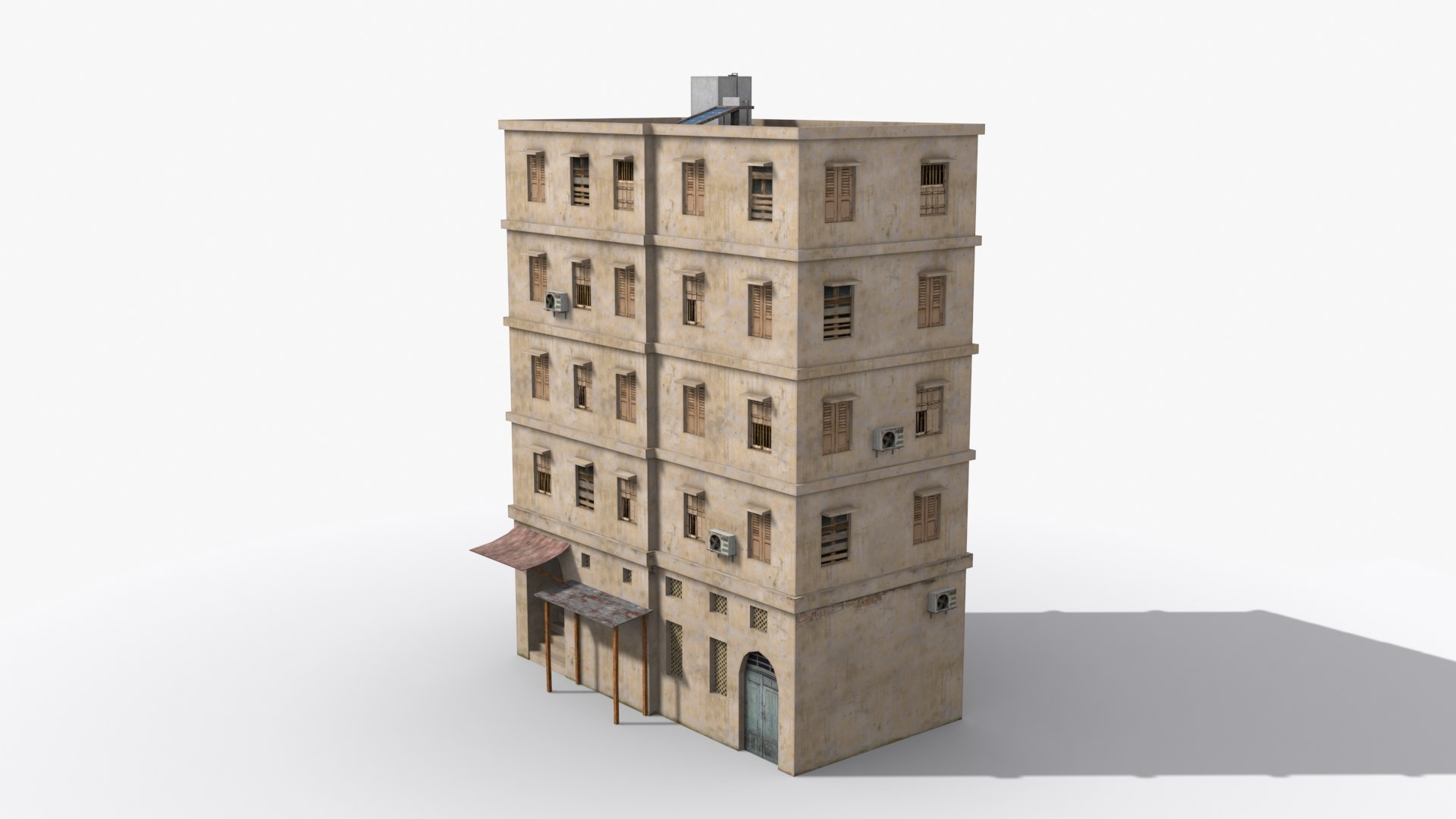 Arab Middle East Building X27 3D Model - TurboSquid 1902080