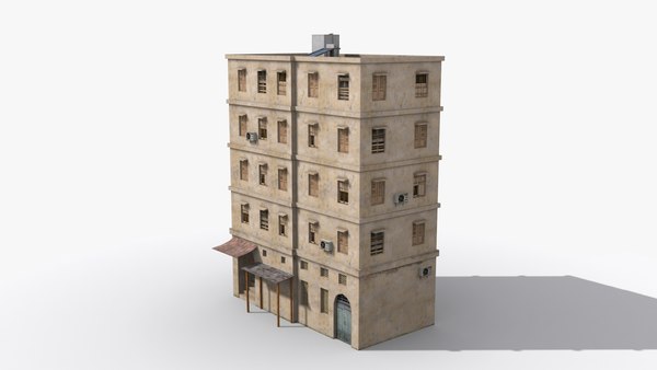 Arab Middle East Building x27 3D model - TurboSquid 1902080