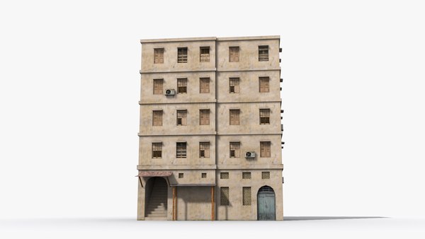 Arab Middle East Building x27 3D model - TurboSquid 1902080