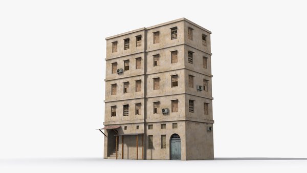 Arab Middle East Building x27 3D model - TurboSquid 1902080