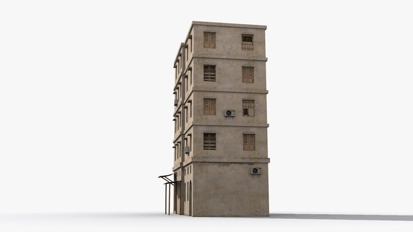 Arab Middle East Building x27 3D model - TurboSquid 1902080