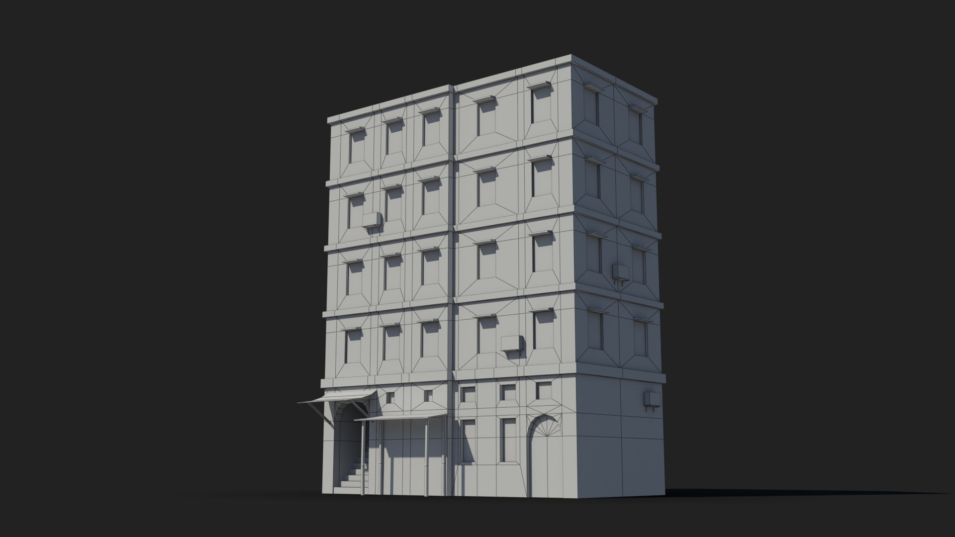 Arab Middle East Building X27 3D Model - TurboSquid 1902080