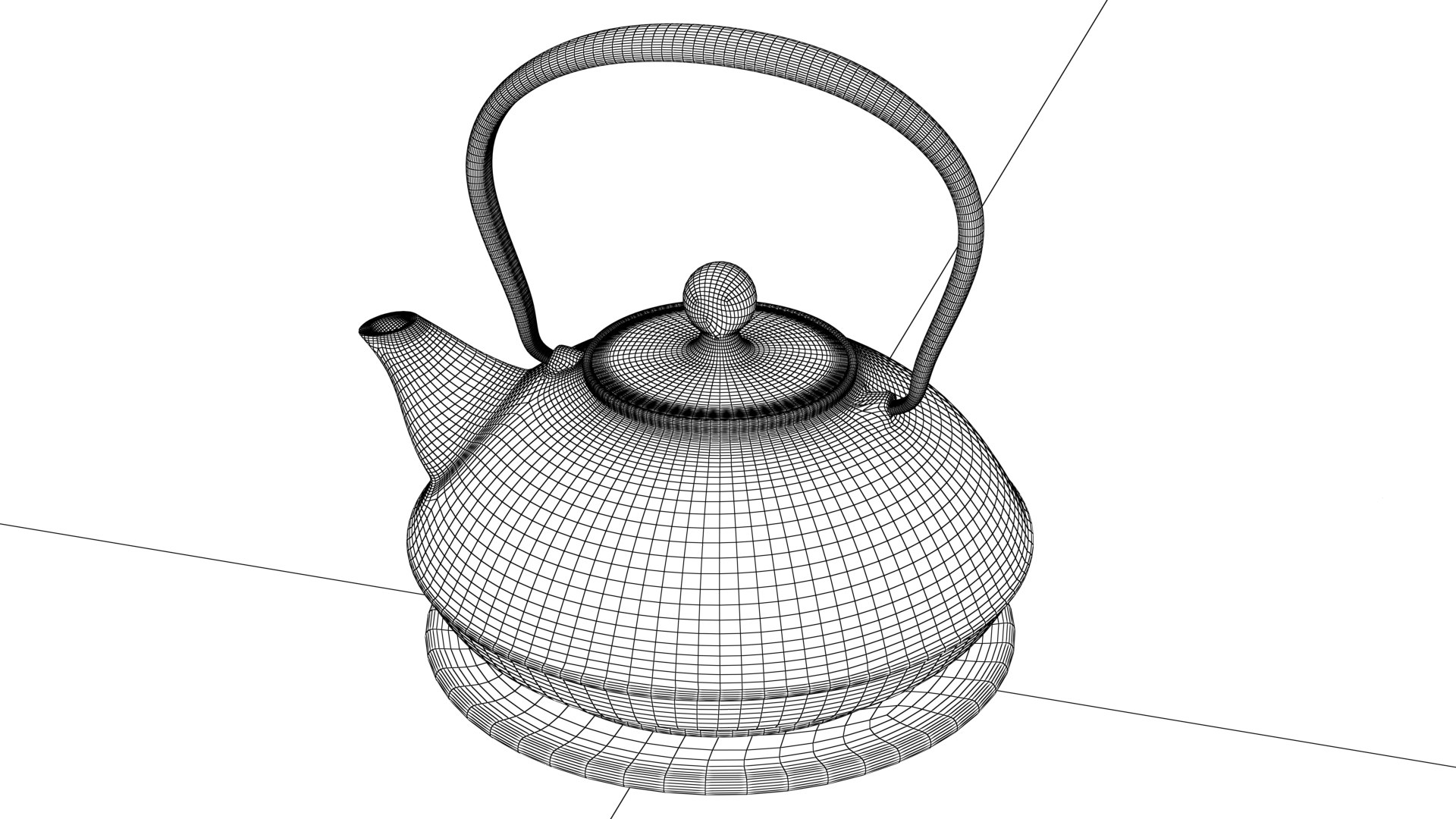 Japanese Teapot 3D - TurboSquid 1852265