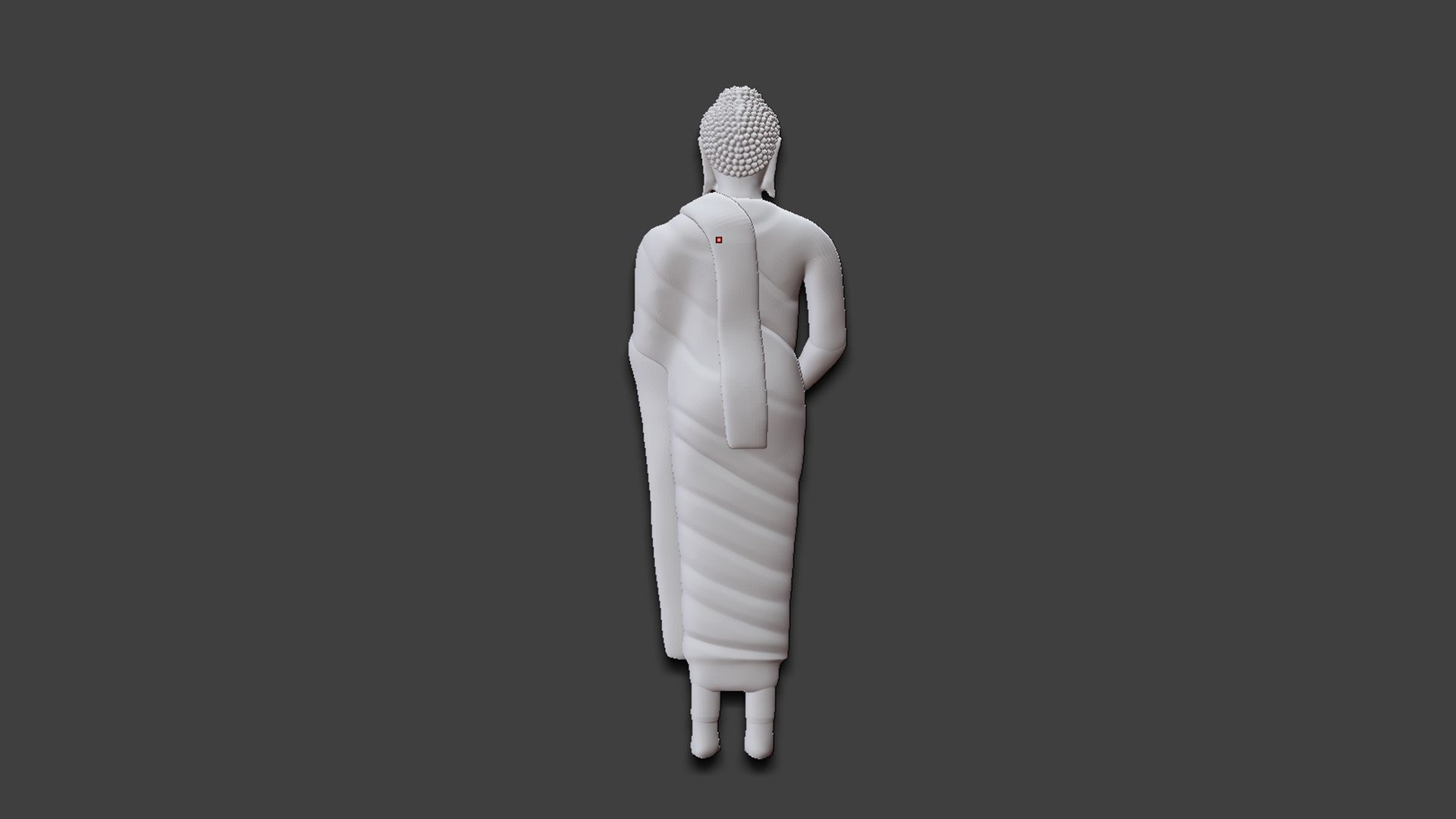 Asian Buddha Stand Act4 3D Model - TurboSquid 2309797