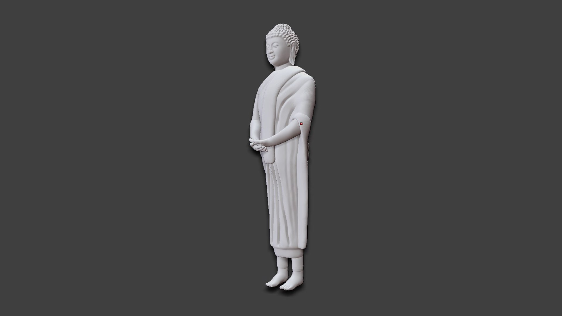 Asian Buddha Stand Act4 3D Model - TurboSquid 2309797