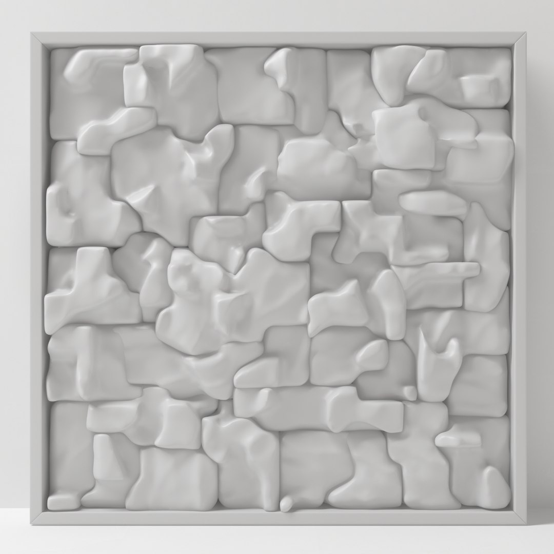 3D Model Panel Rock Stone - TurboSquid 1522022