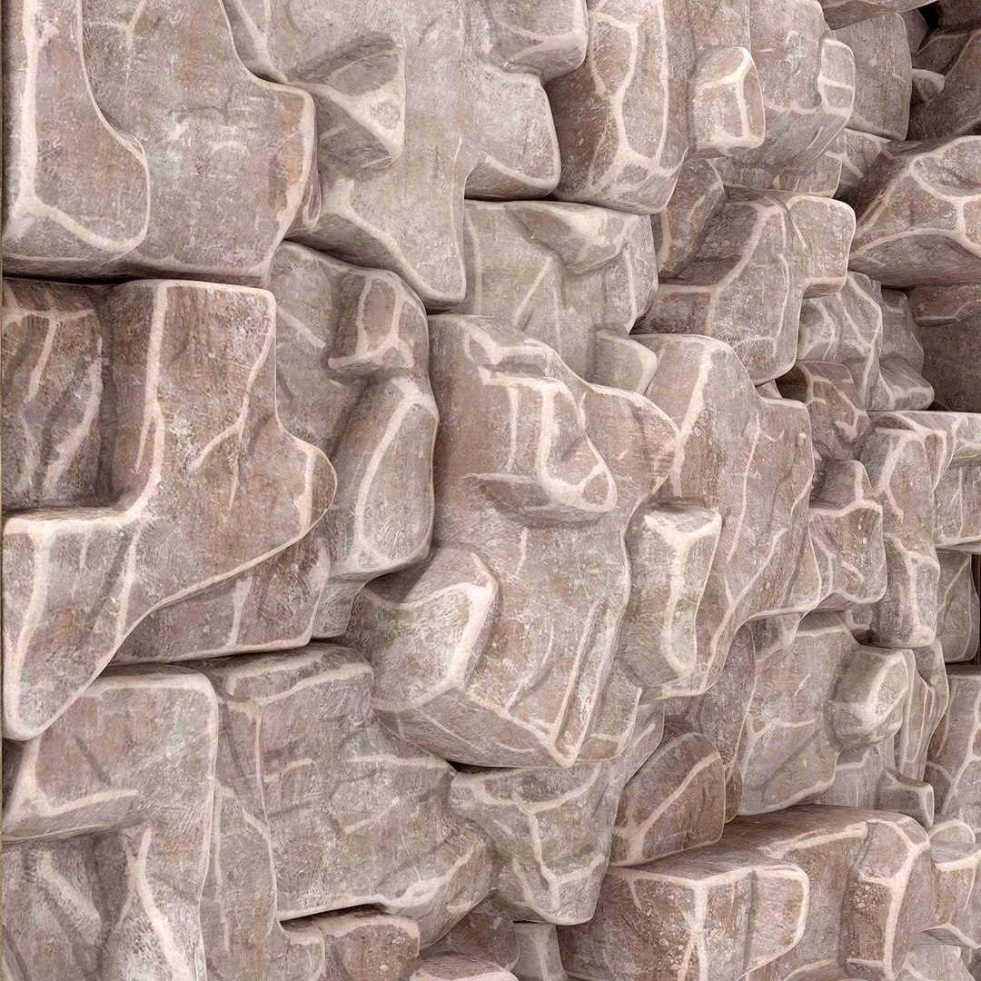3D Model Panel Rock Stone - TurboSquid 1522022