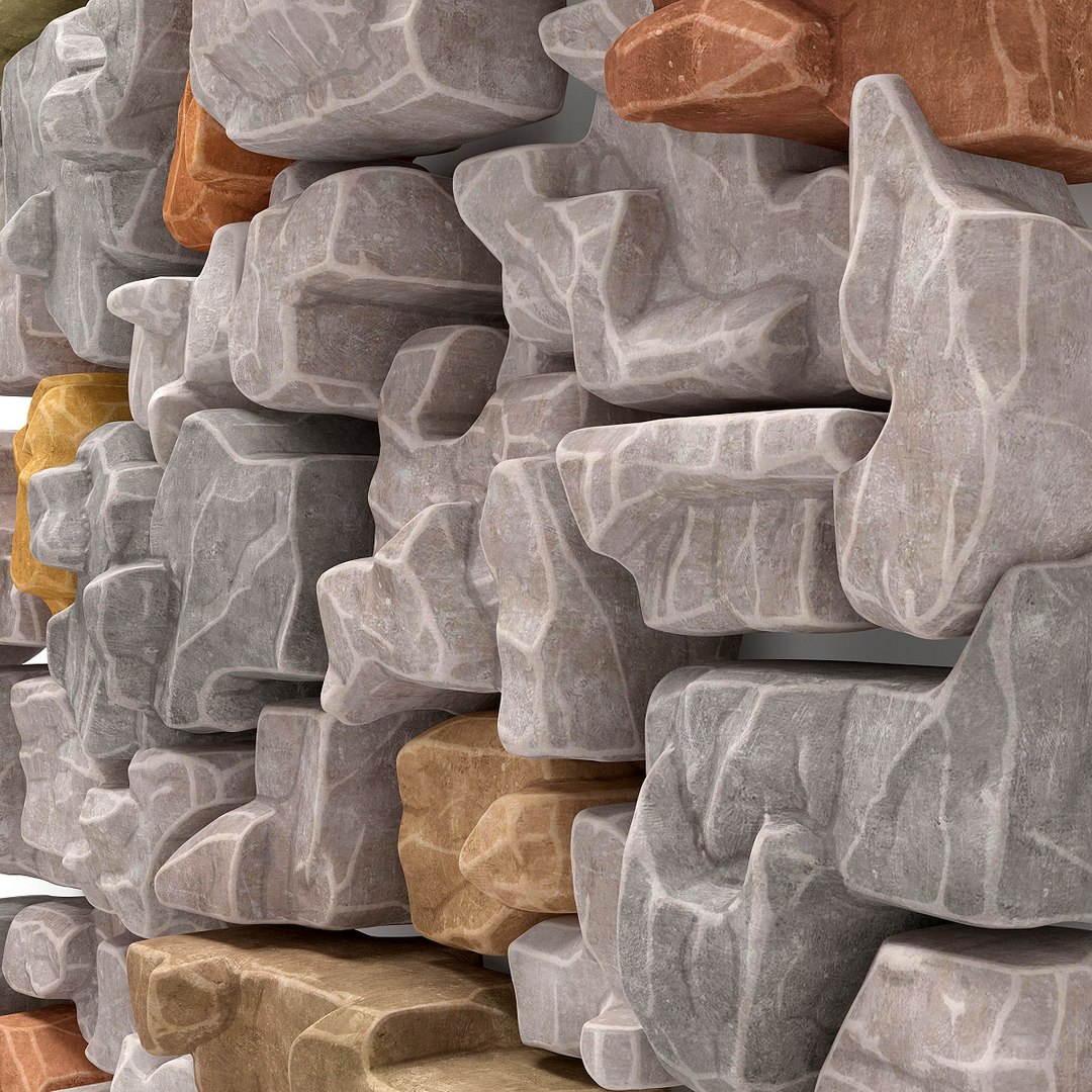 3D Model Panel Rock Stone - TurboSquid 1522022