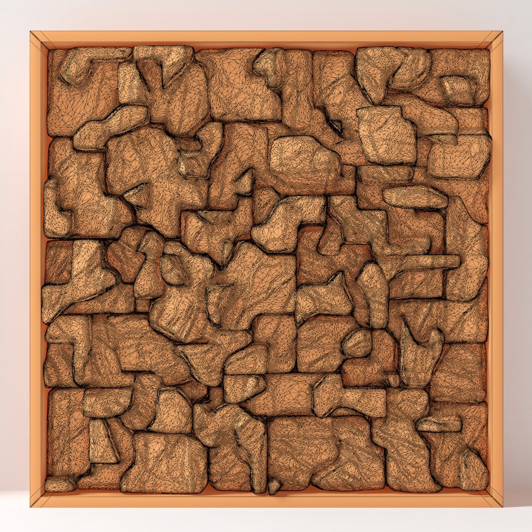 3D Model Panel Rock Stone - TurboSquid 1522022