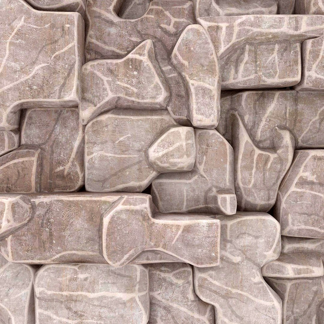 3D Model Panel Rock Stone - TurboSquid 1522022