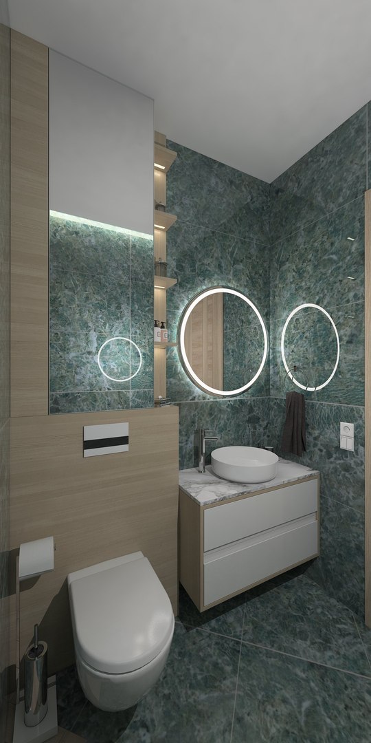 3D Bathroom Wc Interior - TurboSquid 1523435