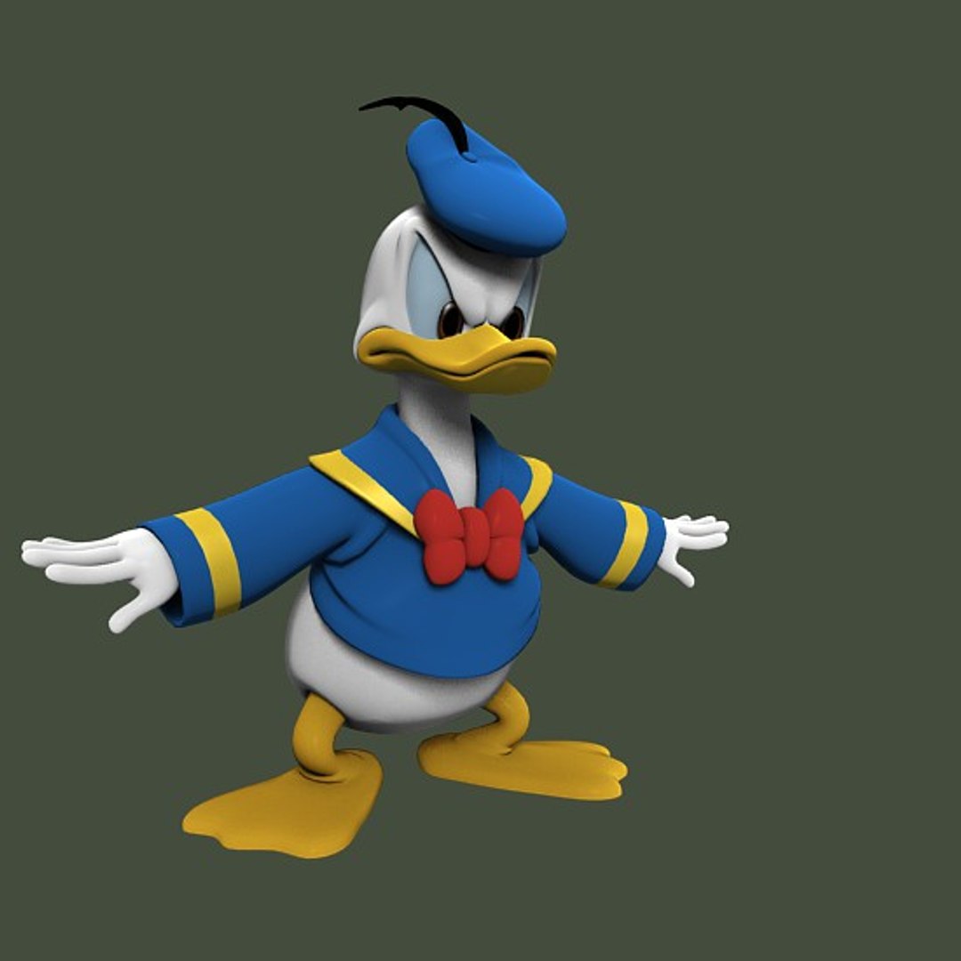 3d Donald Duck