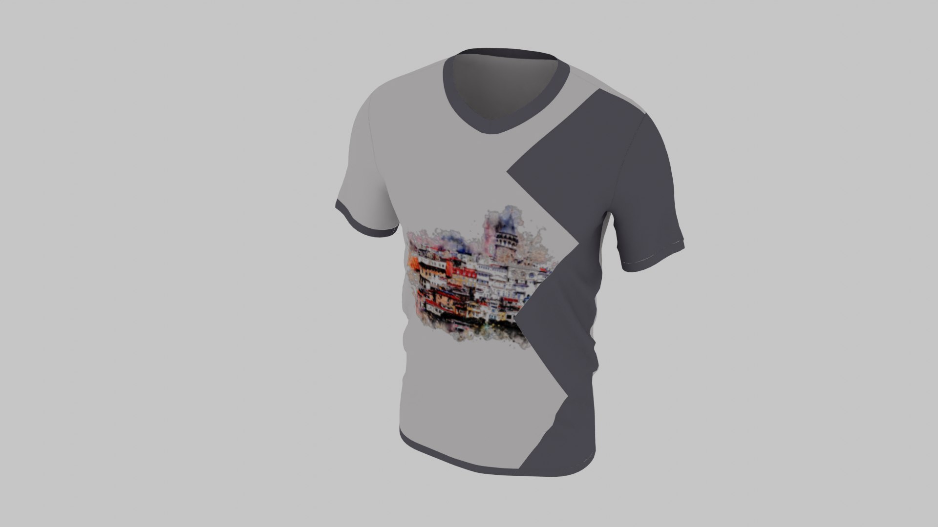 Male T-Shirt 3D Model - TurboSquid 2142310