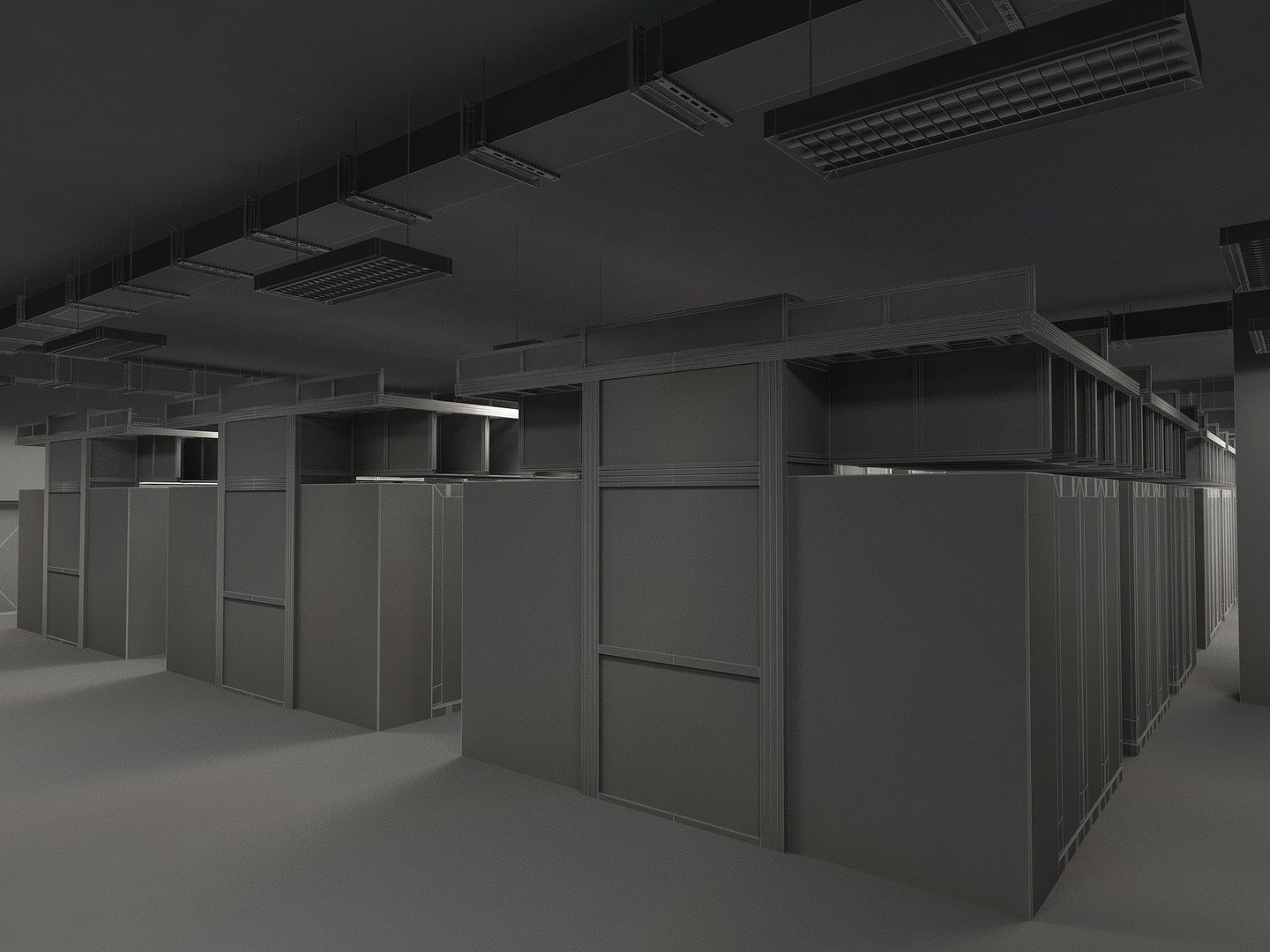 3D Computer Server Room model - TurboSquid 2123480