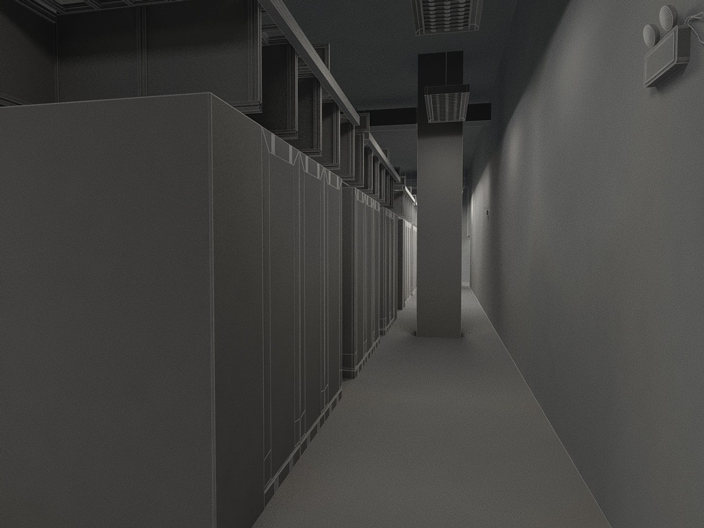3D Computer Server Room model - TurboSquid 2123480