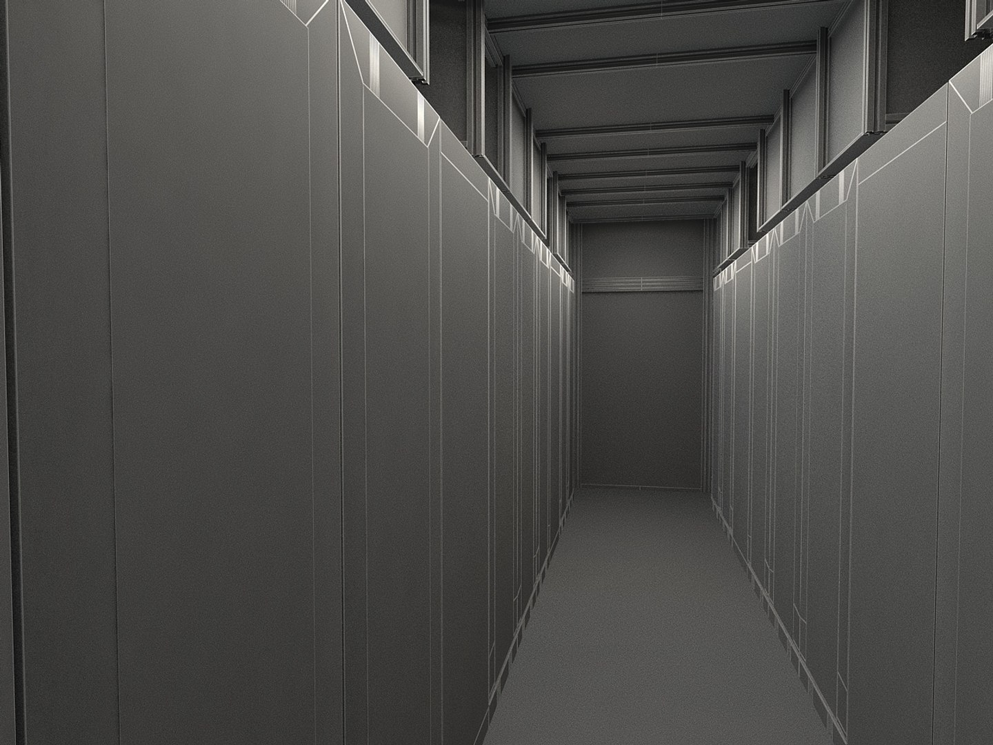 3D Computer Server Room model - TurboSquid 2123480