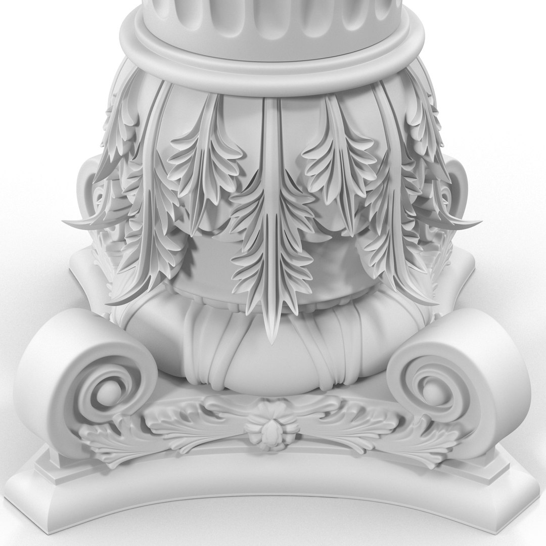 max composite order column pedestal