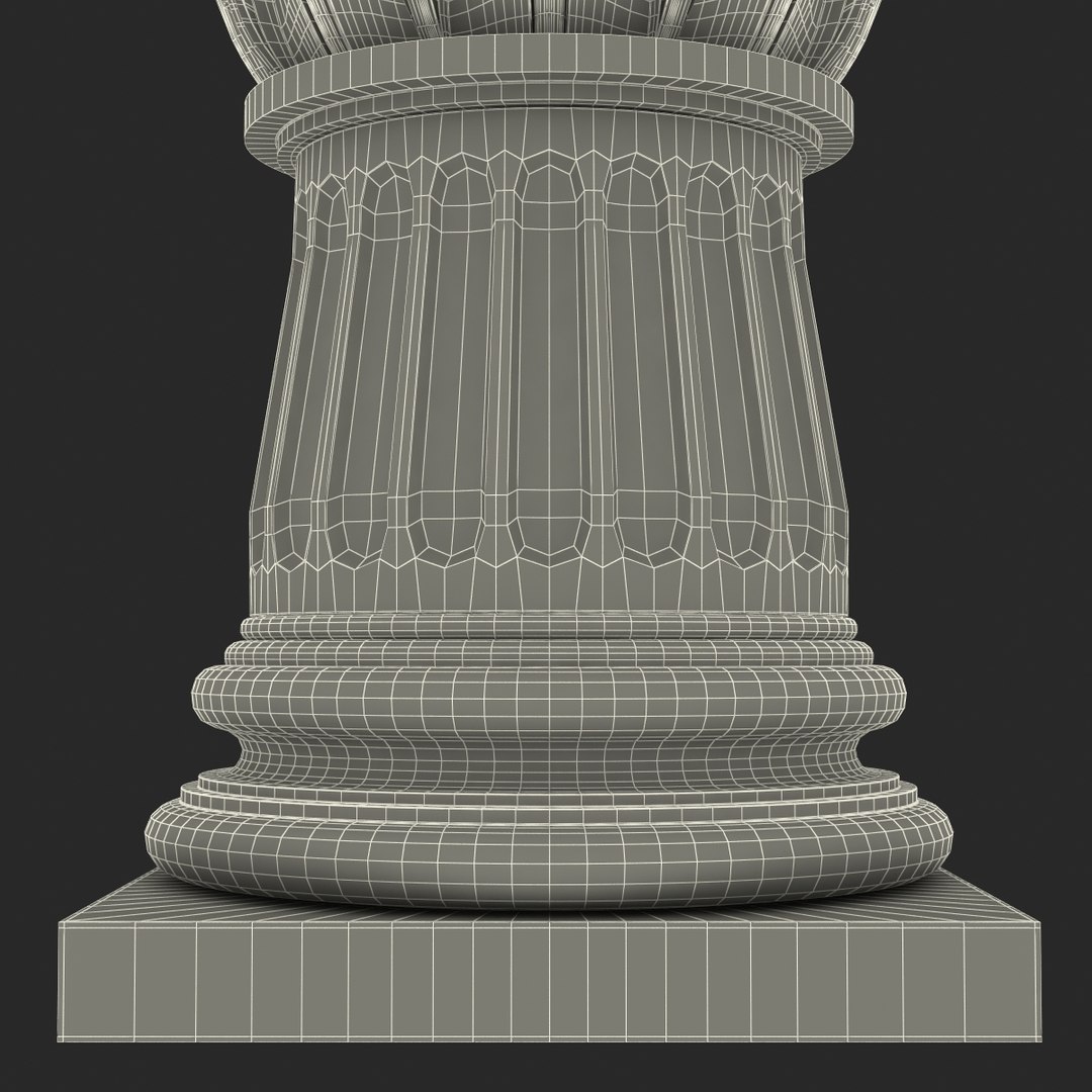 max composite order column pedestal