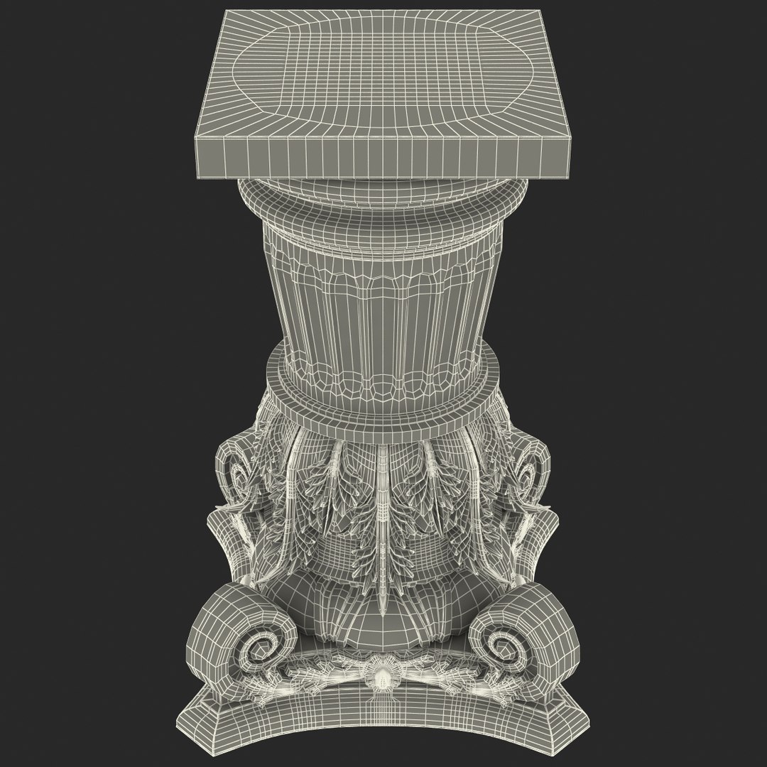 max composite order column pedestal