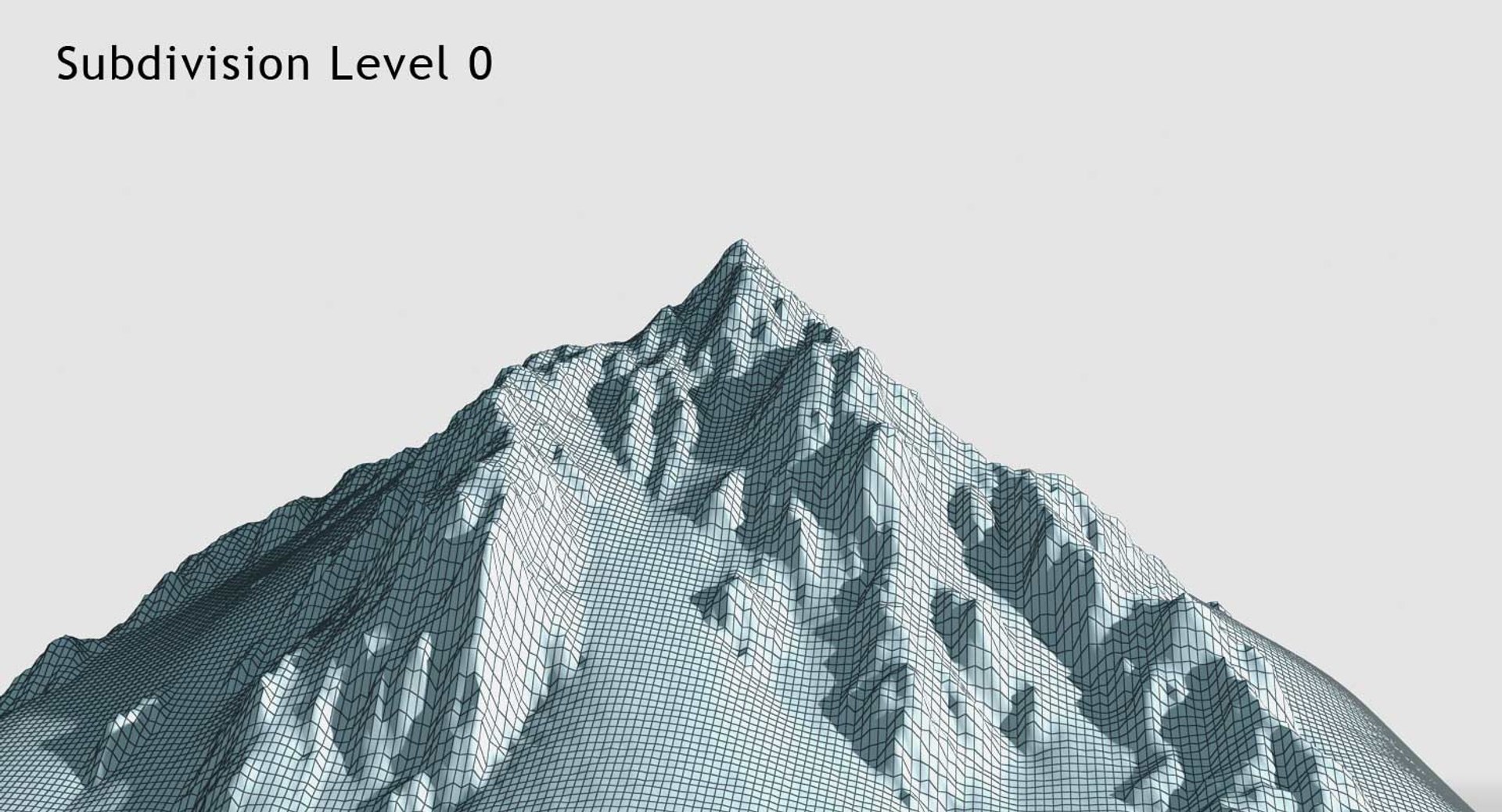 Mountain Terrain Landscape Snow 3d Max