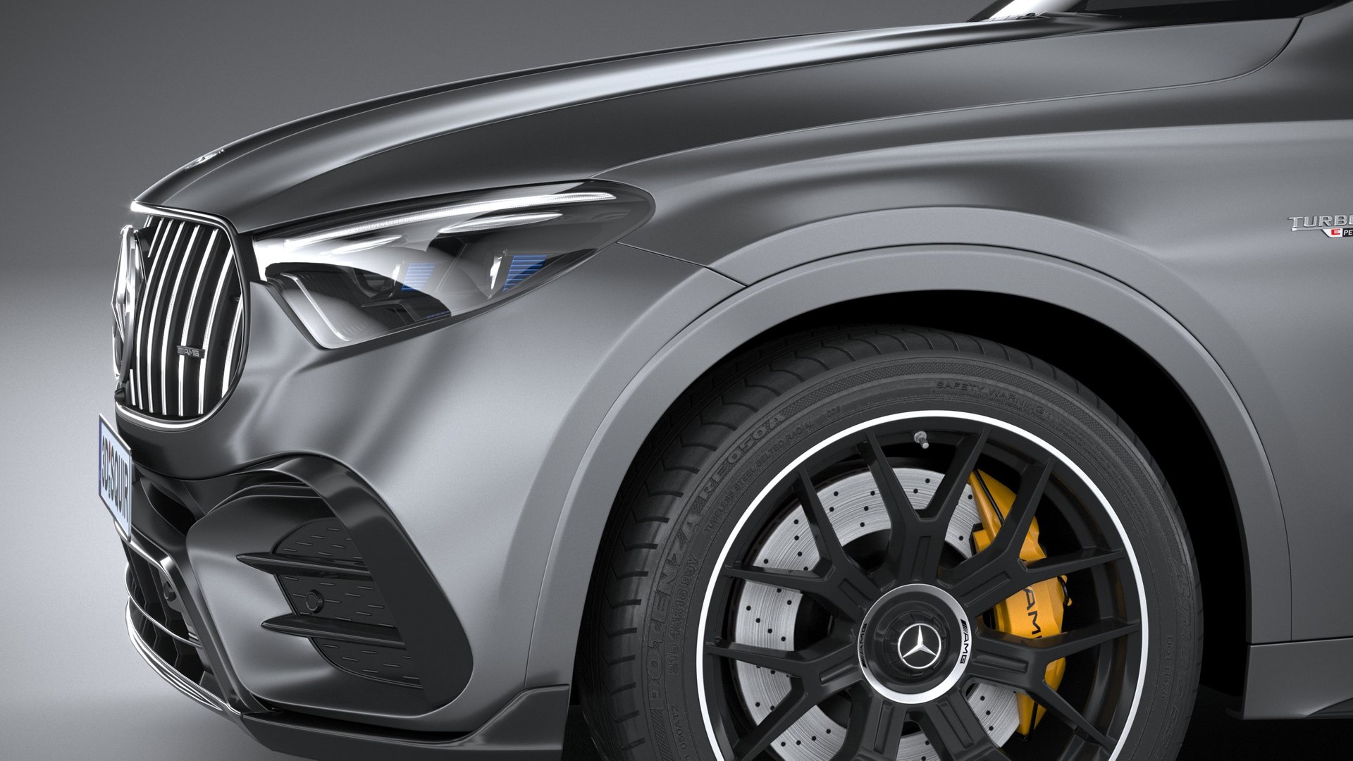 3D model Mercedes-Benz GLC63 S AMG E Performance Coupe 2024 ...