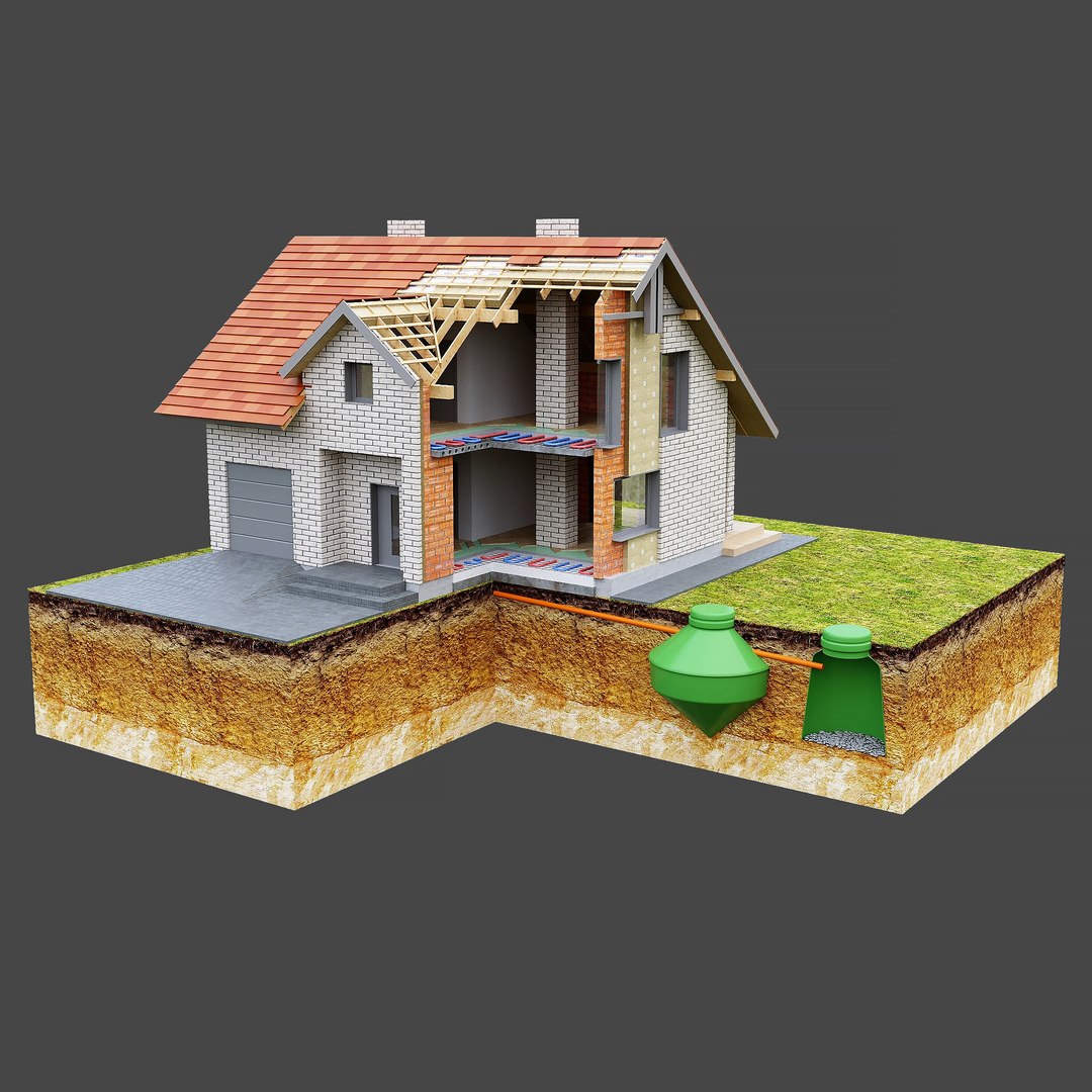 3D Model House Section - TurboSquid 1821883