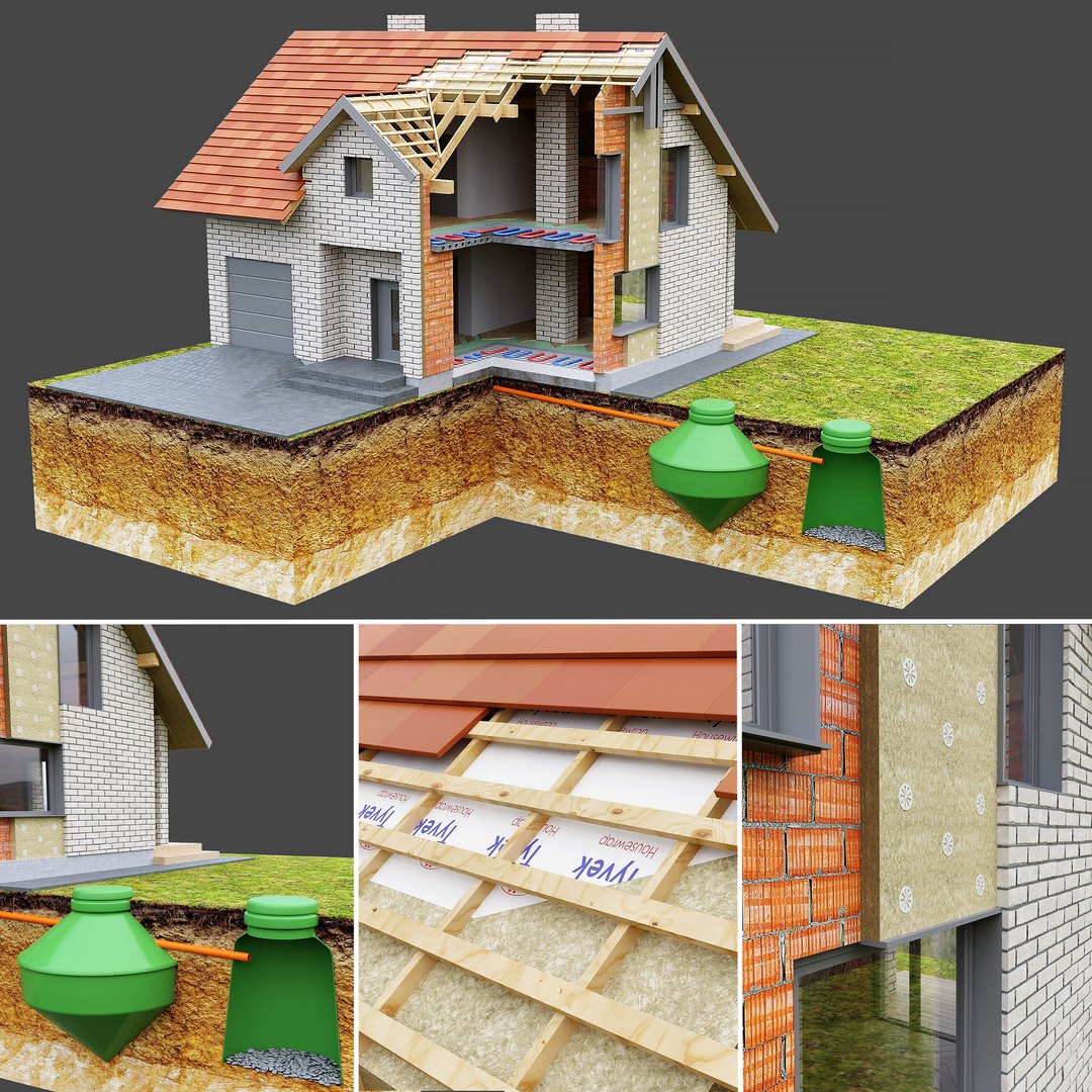 3D Model House Section - TurboSquid 1821883