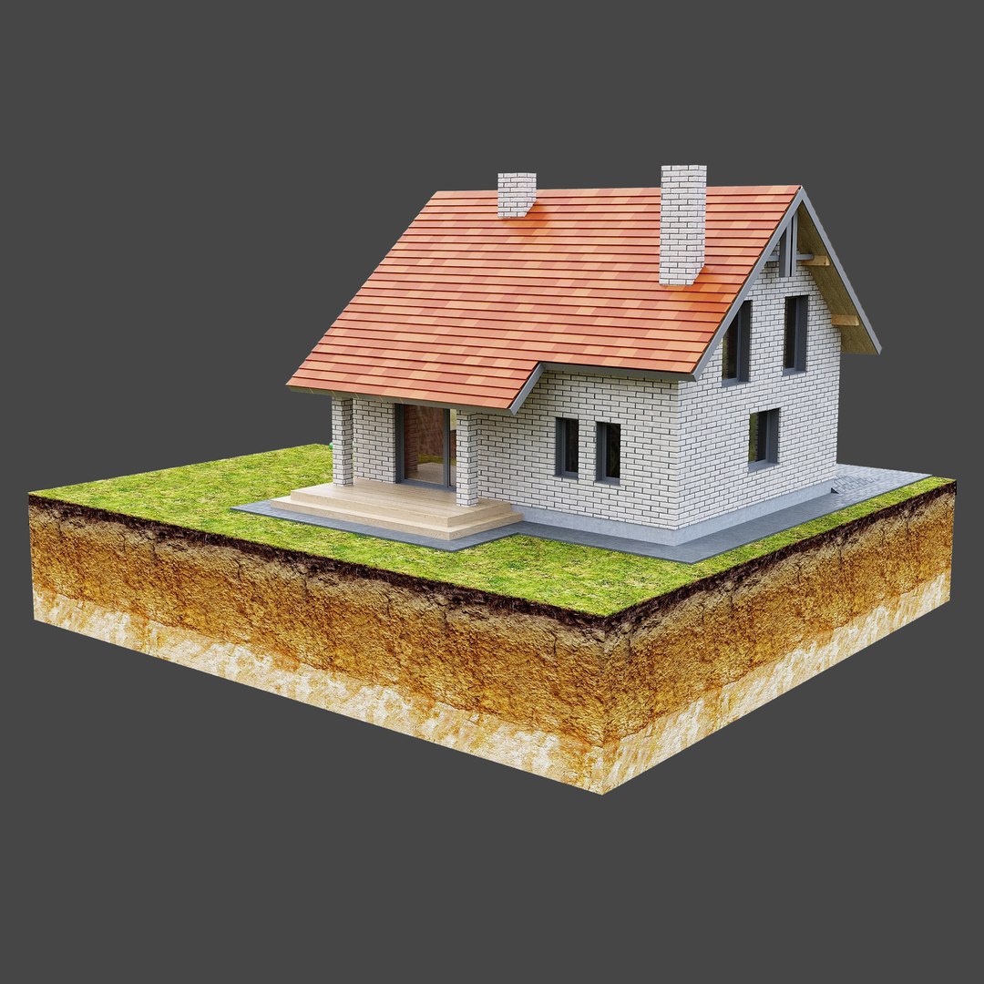 3D Model House Section - TurboSquid 1821883