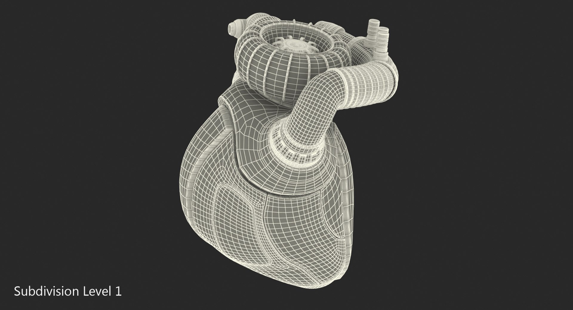 3D Robotic Heart - TurboSquid 1237432