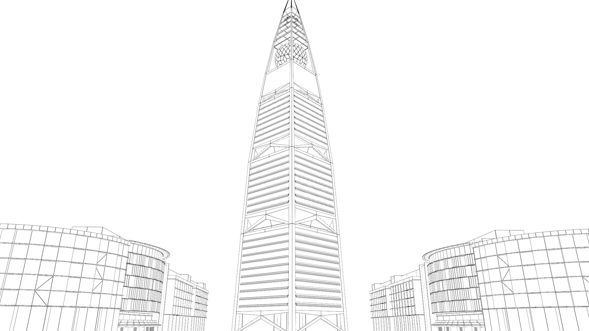 3D Al Faisaliah Center Riyadh - TurboSquid 1971445