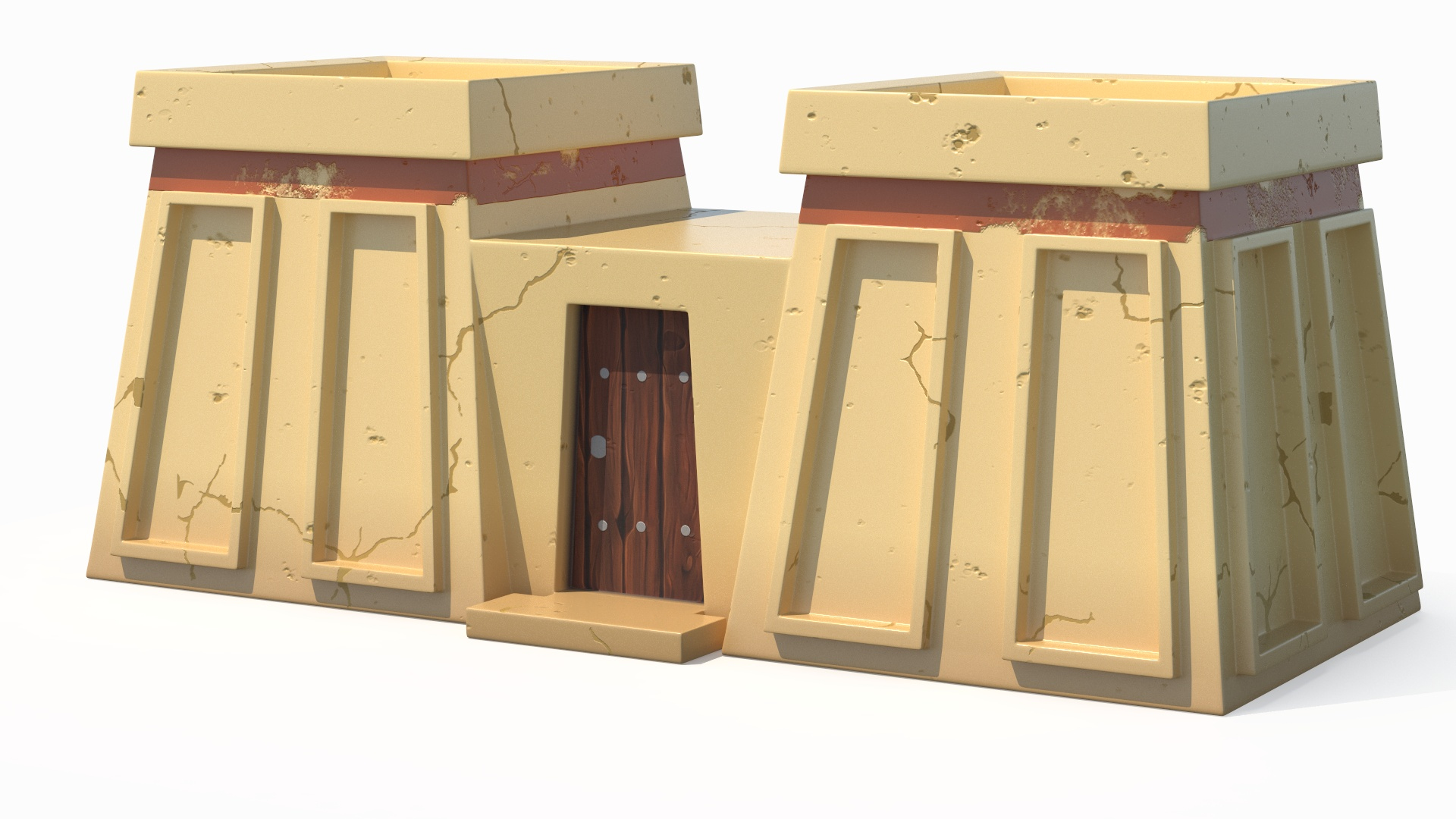 Stylized Arab Gate To The Yard 3D Model - TurboSquid 2203994