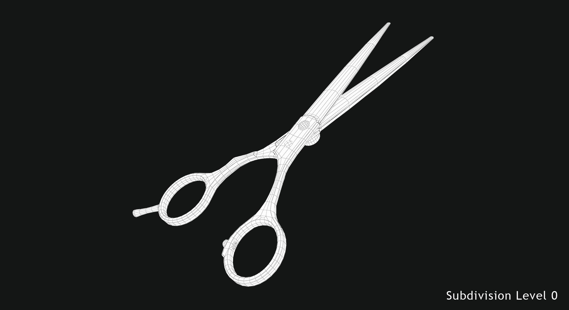 3D Model Barber Scissors Ar - TurboSquid 1294006
