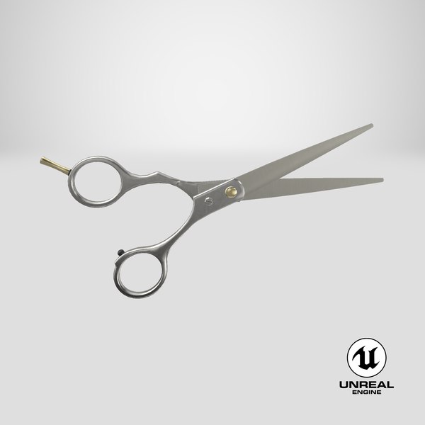 3D model barber scissors ar - TurboSquid 1294006