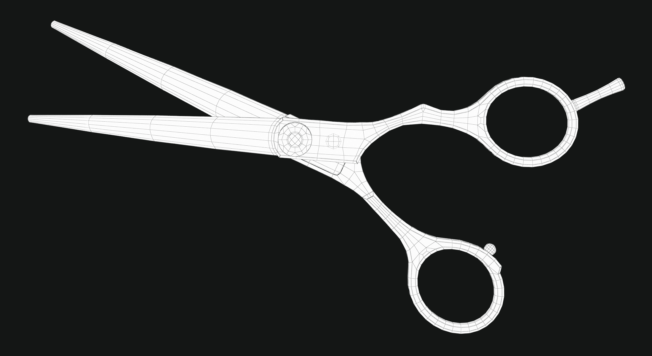 3D model barber scissors ar - TurboSquid 1294006